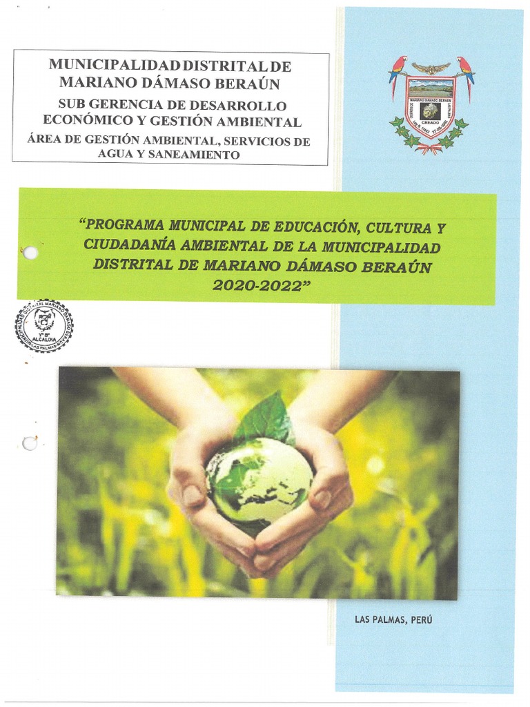 MD Mariano Damaso Beraun Leoncio Prado Documento Pme 2019 2022 | PDF
