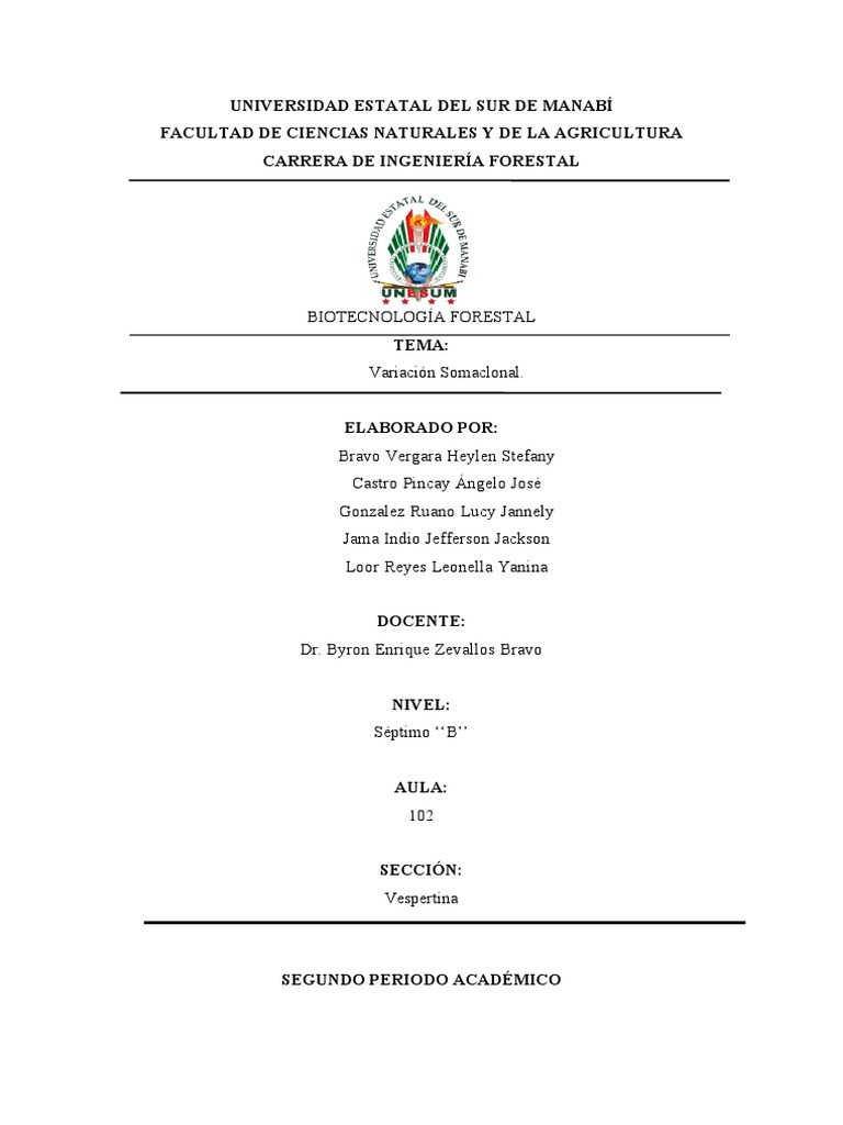 Grupo #2 Variacion Somaclonal | PDF Grupo #2 Variacion Somaclonal | PDF