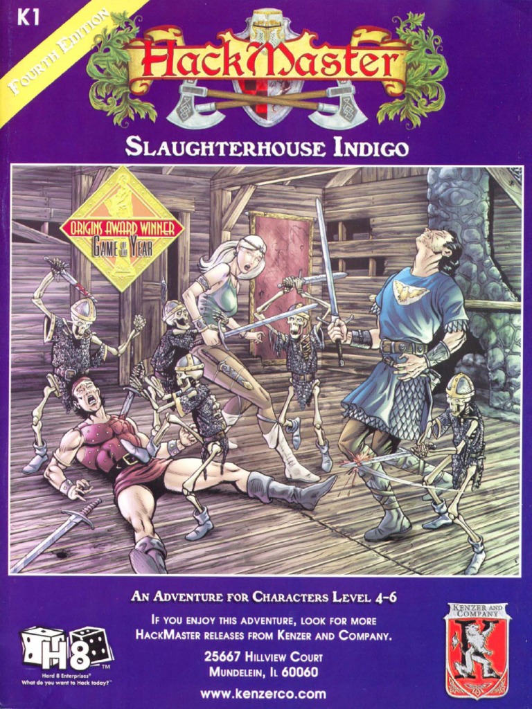 Hackmaster - Slaughterhouse Indigo | PDF