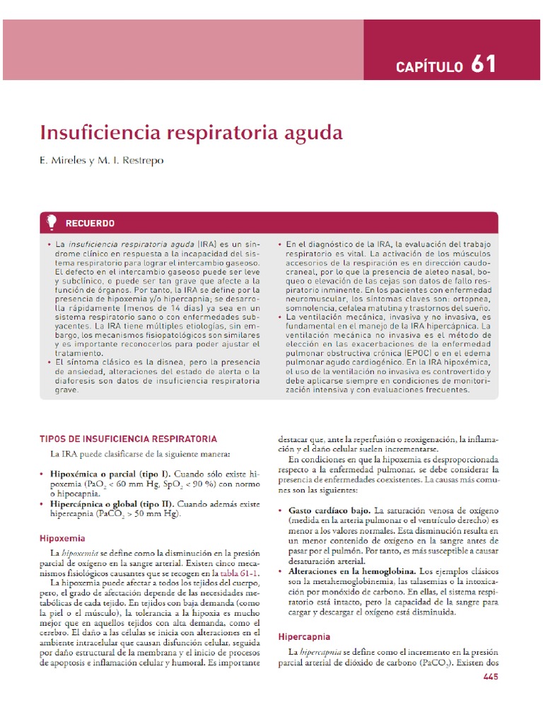4 Insuficiencia Respiratoria Aguda | PDF