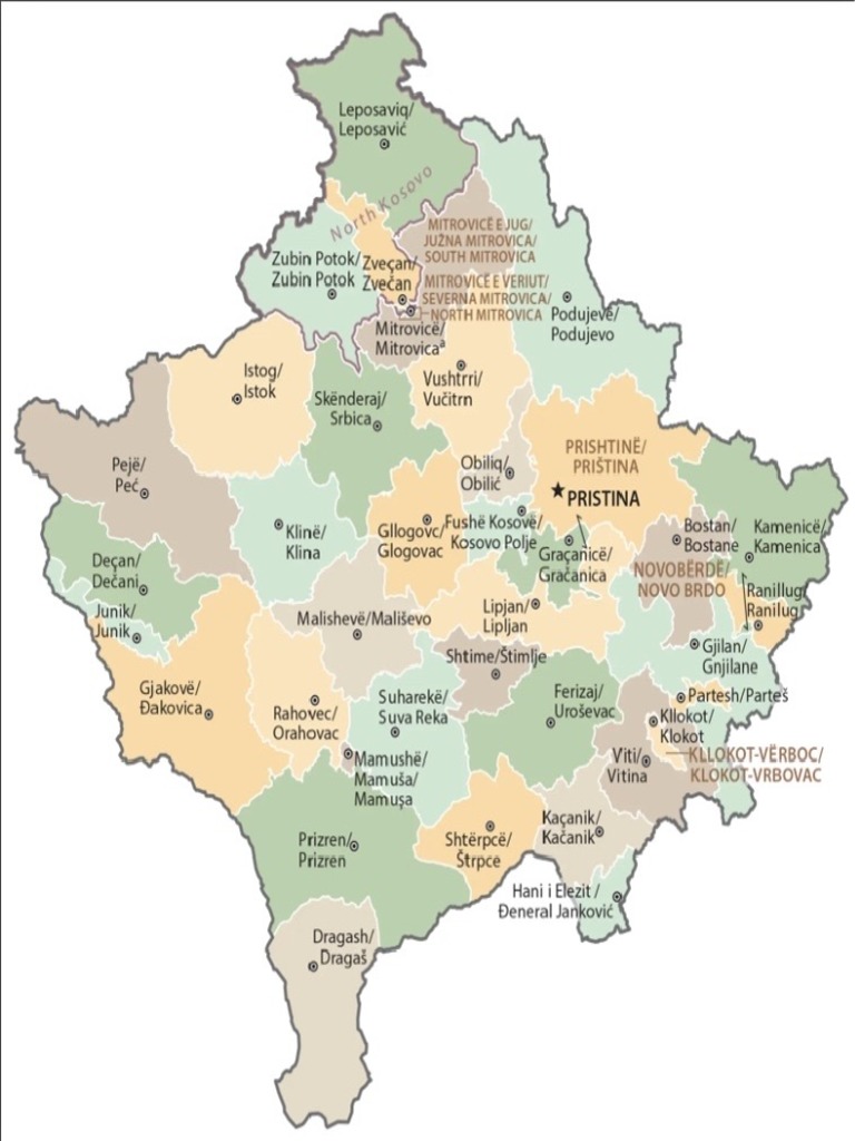 Carte Kosovo | PDF