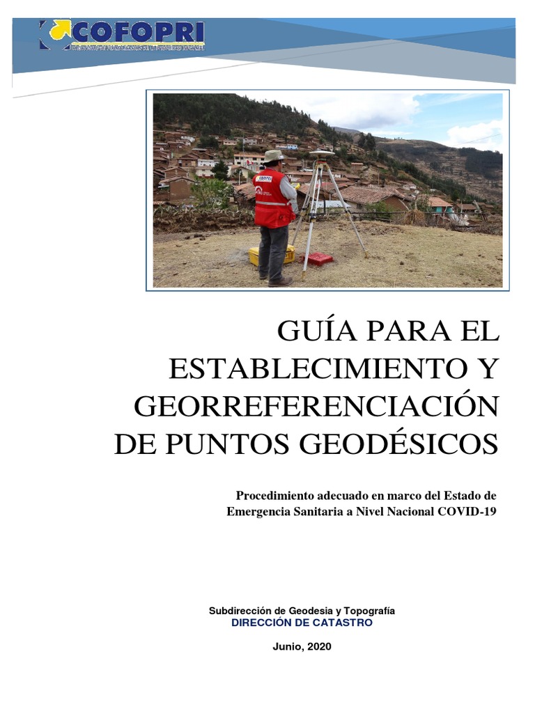 Guia Tecnica de Geodesia | PDF