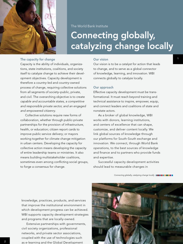 Globally Act Locally | PDF | Public–Private Partnership | World Bank