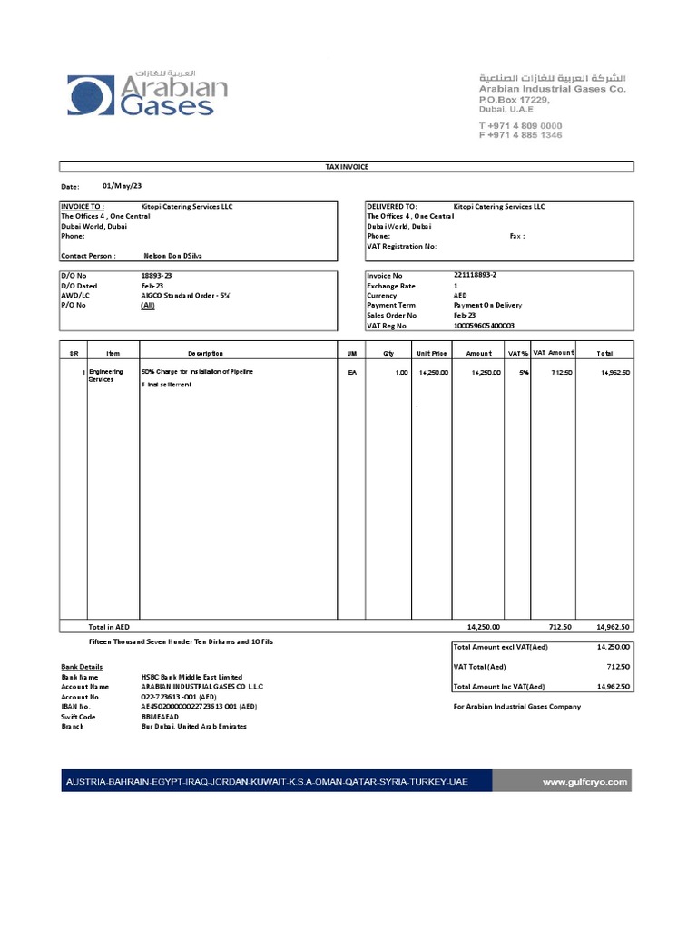 2 | PDF | Value Added Tax | Invoice