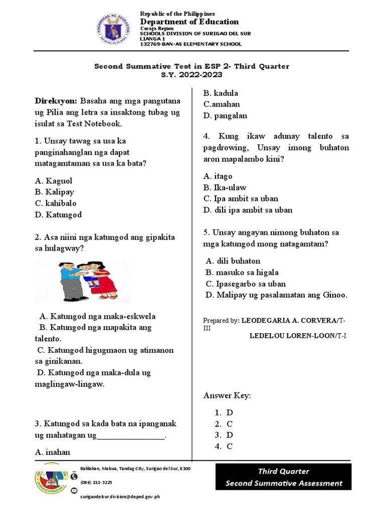 Enclosure Esp 2 Q3 ST 2 | PDF