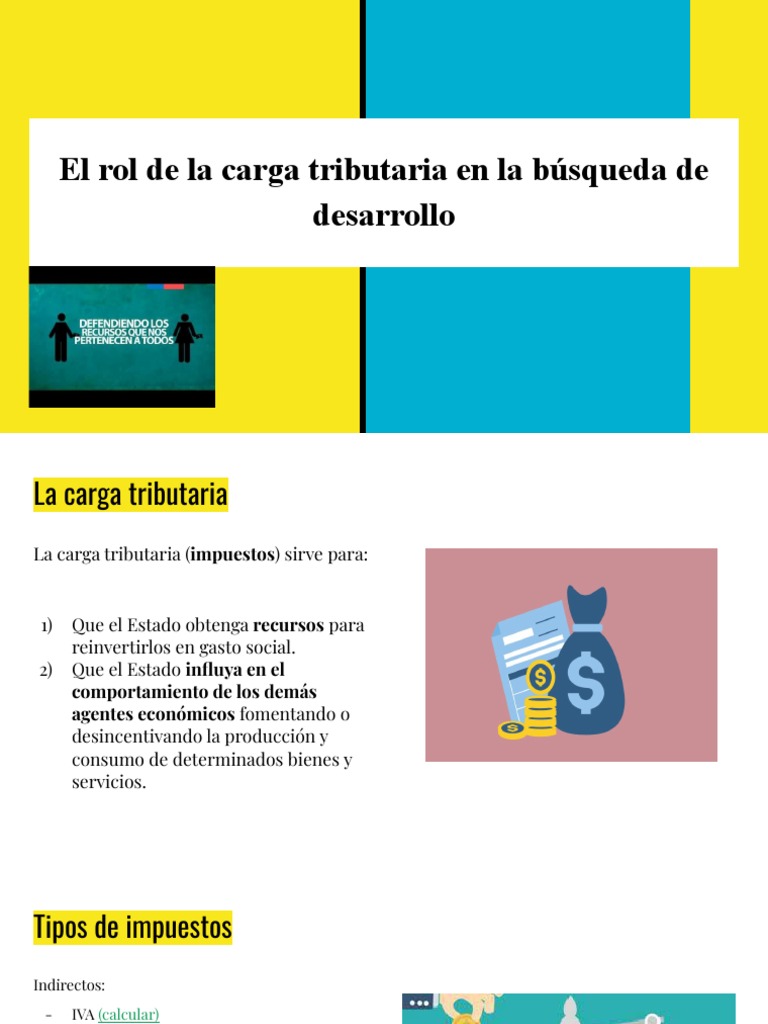El Rol de La Carga Tributaria en La Búsqueda de Desarrollo | PDF El Rol de La Carga Tributaria en La Búsqueda de Desarrollo | PDF