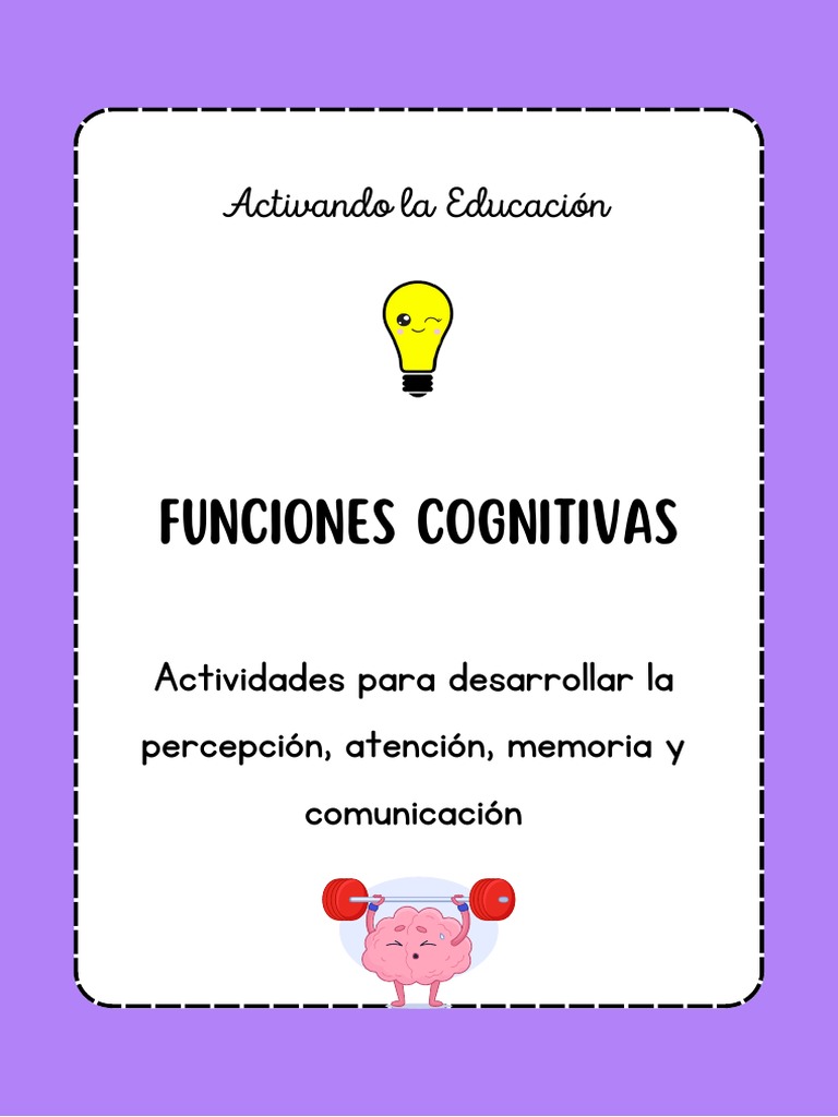 Funciones Cognitivas CUADERNILLO | PDF