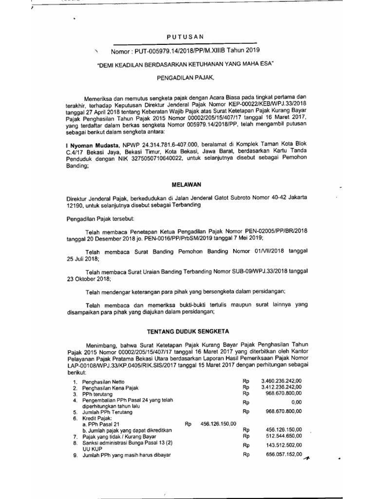 Penegasan Pekerjaan Bebas | PDF