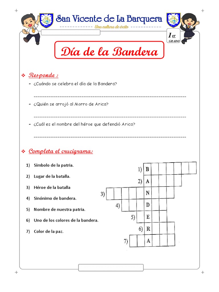Ficha Del Día de La Bandera | PDF