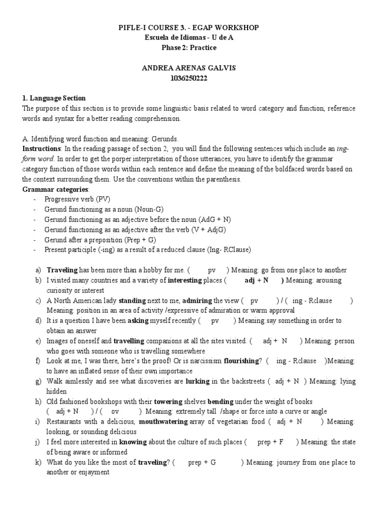 WORKSHOP 3 - PIFLE-I Phase 2 - Practice-3 | PDF | Clause | Word