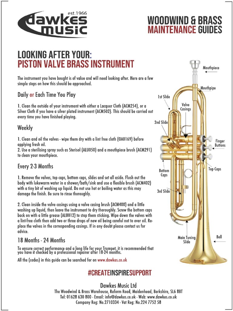 Trumpet Worksheet | PDF
