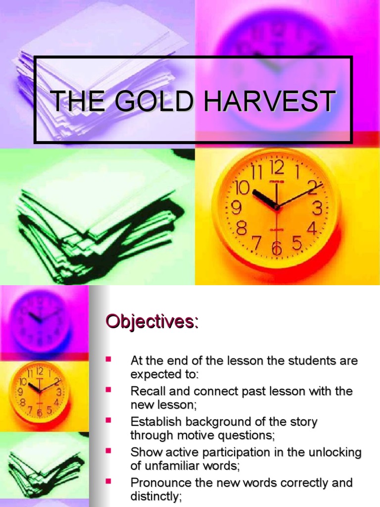 Teaching Strategies IV - Gold Harvest | PDF | Cooking, Food & Wine ...