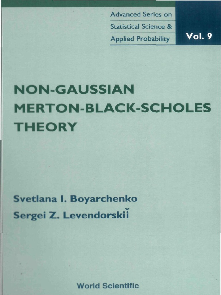 MX - Non Gaussian Merton Black Scholes Theory | PDF | Black–Scholes ...