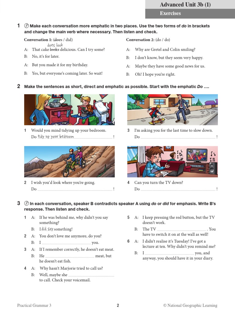 Emphatic Structures and Exercises | PDF | Language Arts & Discipline
