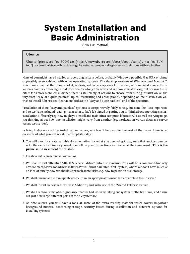 Lab04 - Sysinst | PDF | Operating System | Booting