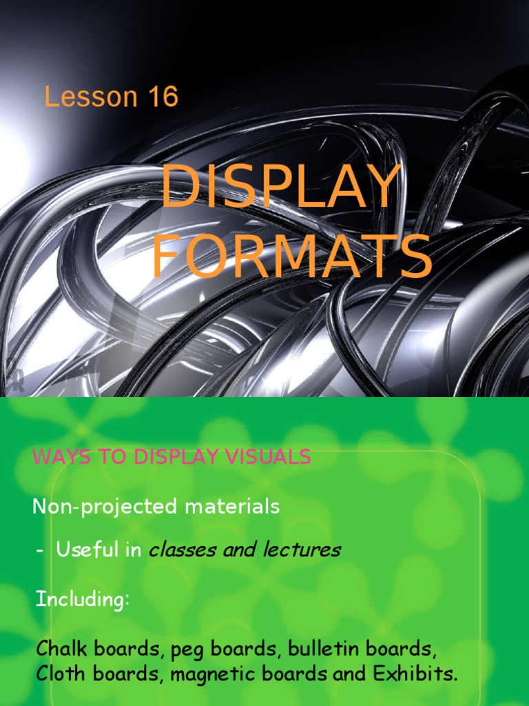 Display Formats | PDF | Foreign Language Studies | Home & Garden