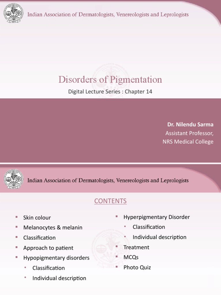 Pigmentation Disorders Overview | PDF | Human Skin Color | Medical ...
