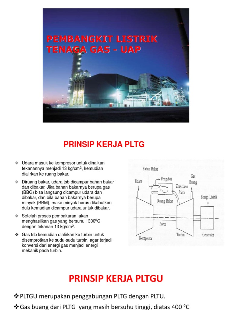 Prinsip Kerja dan Komponen PLTGU | PDF | Griya & Taman | Sains & Matematika