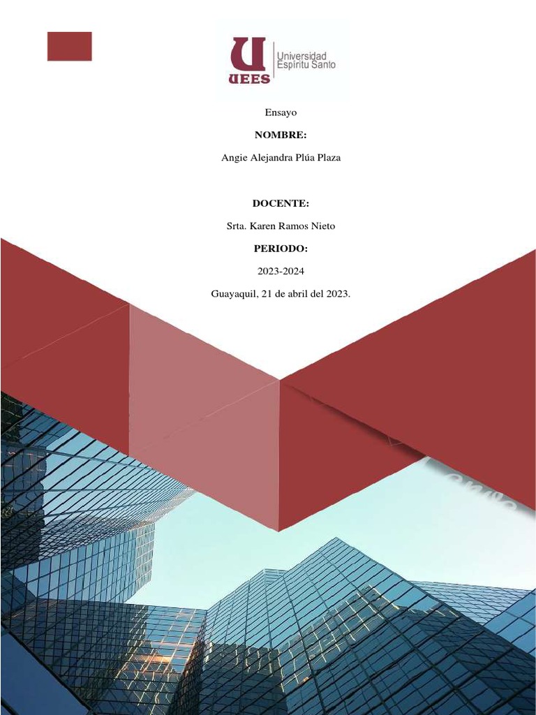 Plua Angie Ensayo | PDF | Planificación | Presupuesto