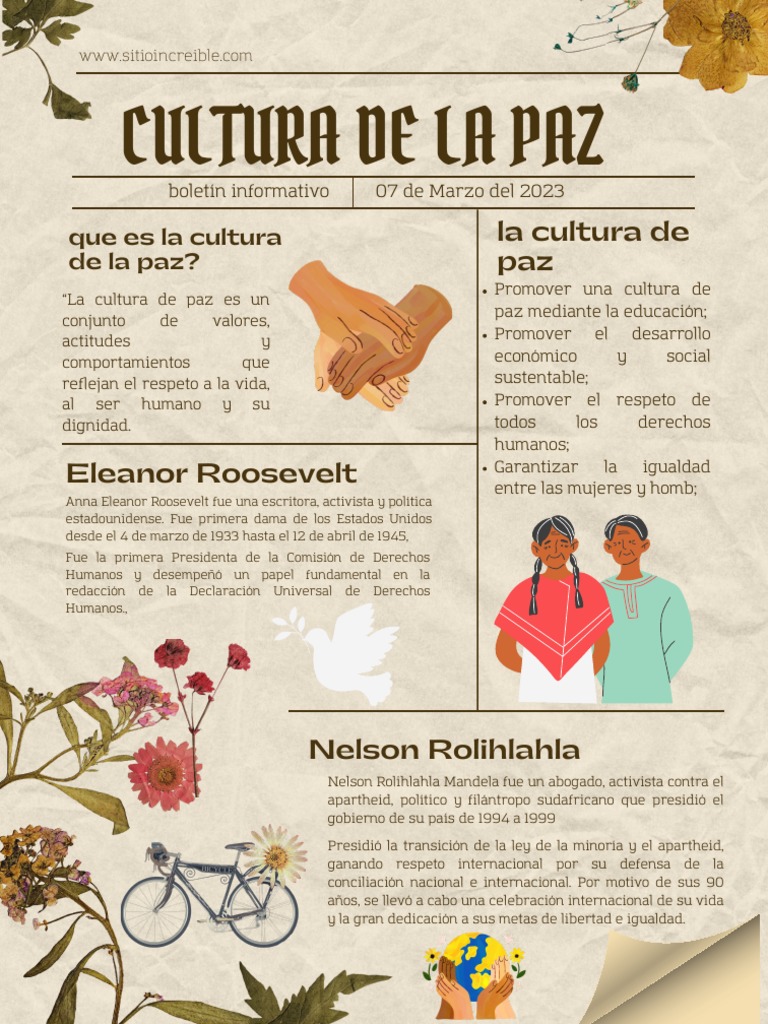 Cultura de Paz: Valores y Educación | PDF | Religión y espiritualidad