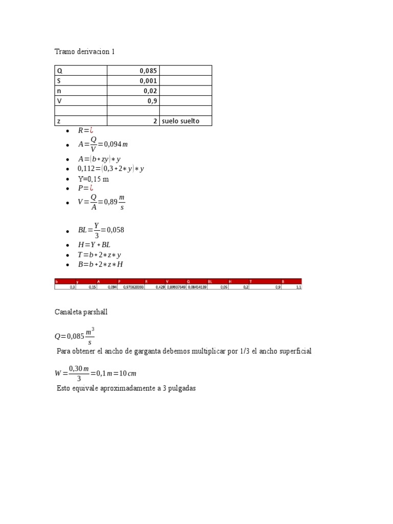 Tramo Derivacion 1 Terminado | PDF