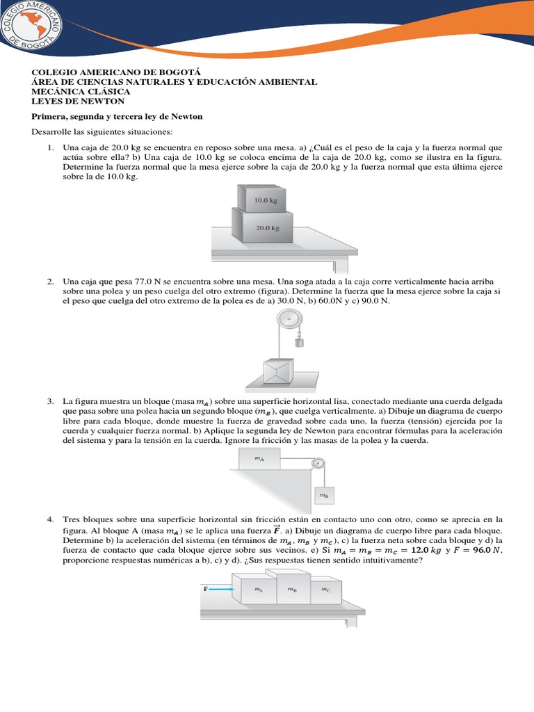 Miscelanea de Problemas 4 | PDF | Fuerza | Fricción