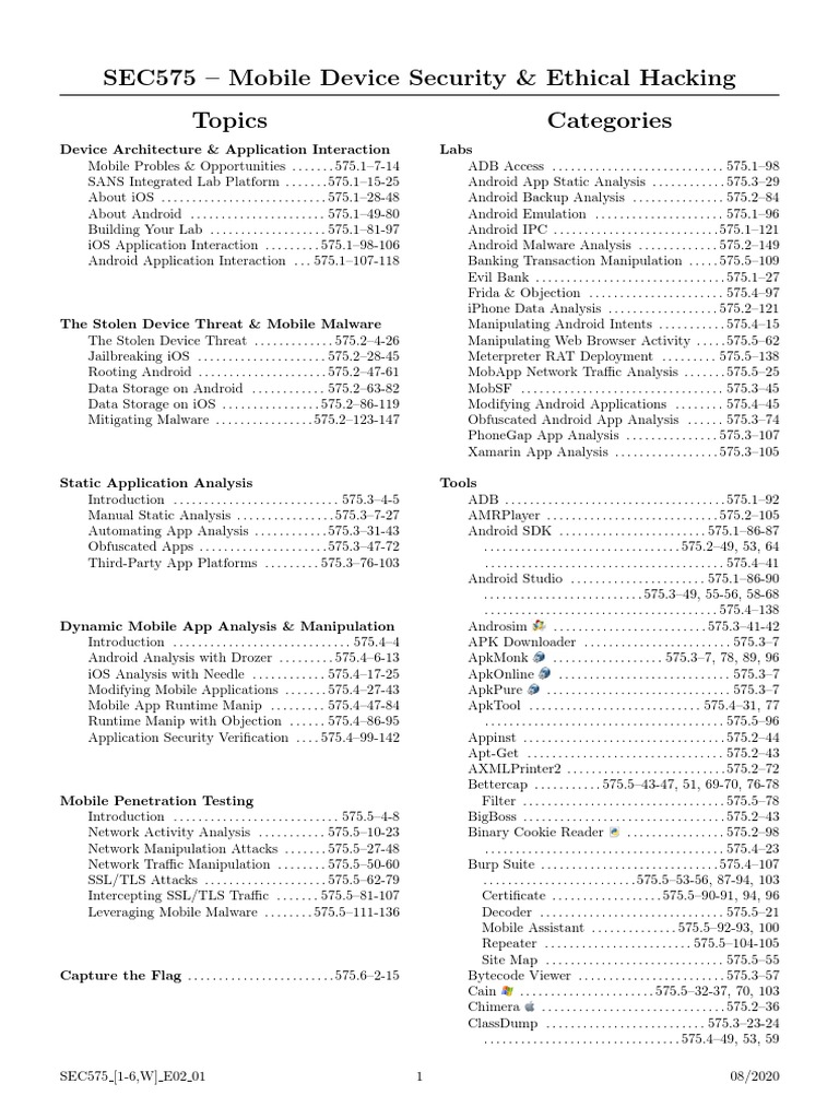 Sec 575 | PDF | Mobile App | Android (Operating System)
