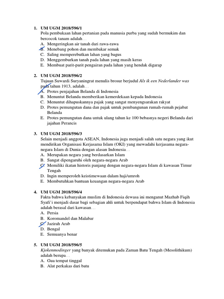 Seleksi Simak Ui 2018 - 2019 | PDF