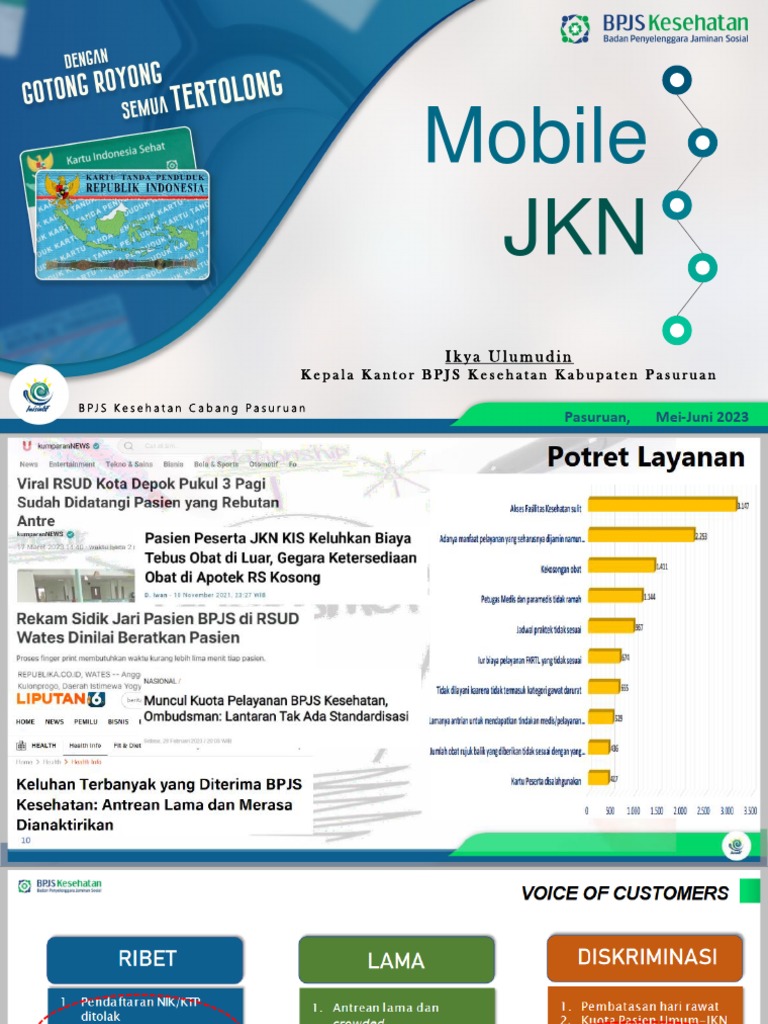 Materi Mobile JKN Dan Informasi Terbaru JKN-KIS 2023 | PDF