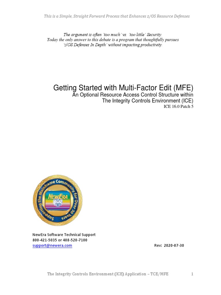Mfe Getting Started | PDF | Password | Personal Identification Number