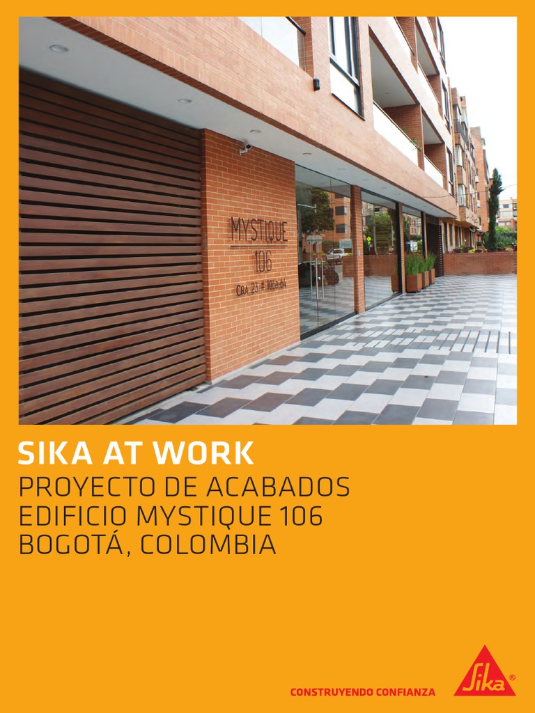 Sika at Work - Proyecto de Acabados Mystique 106 | PDF