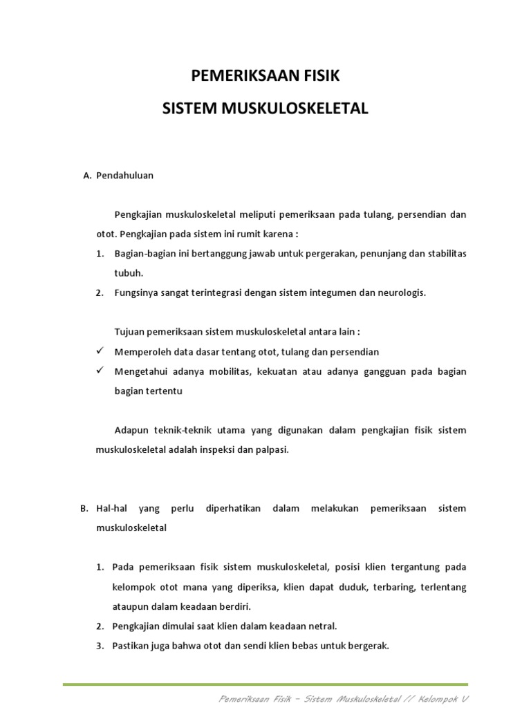 MUSKULO | PDF | Kesehatan Holistik | Sains & Matematika