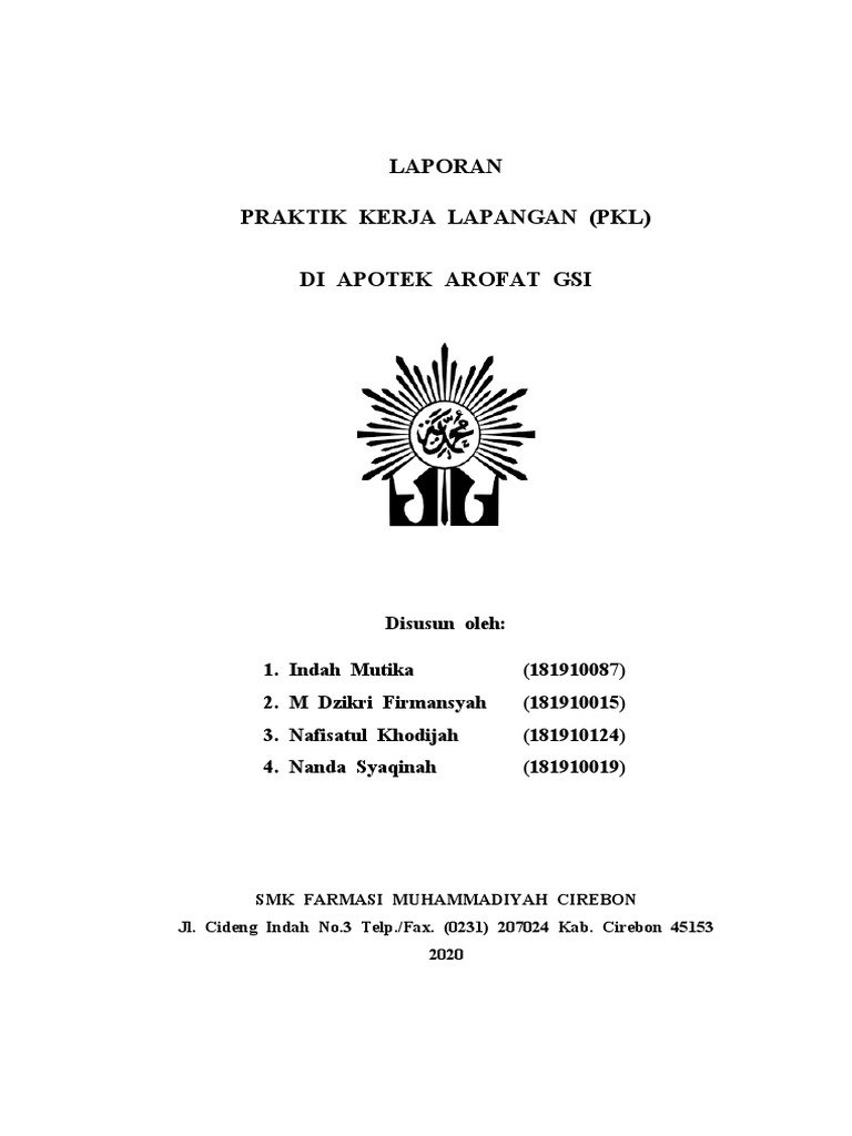 Laporan Apotek Arofat 4 | PDF