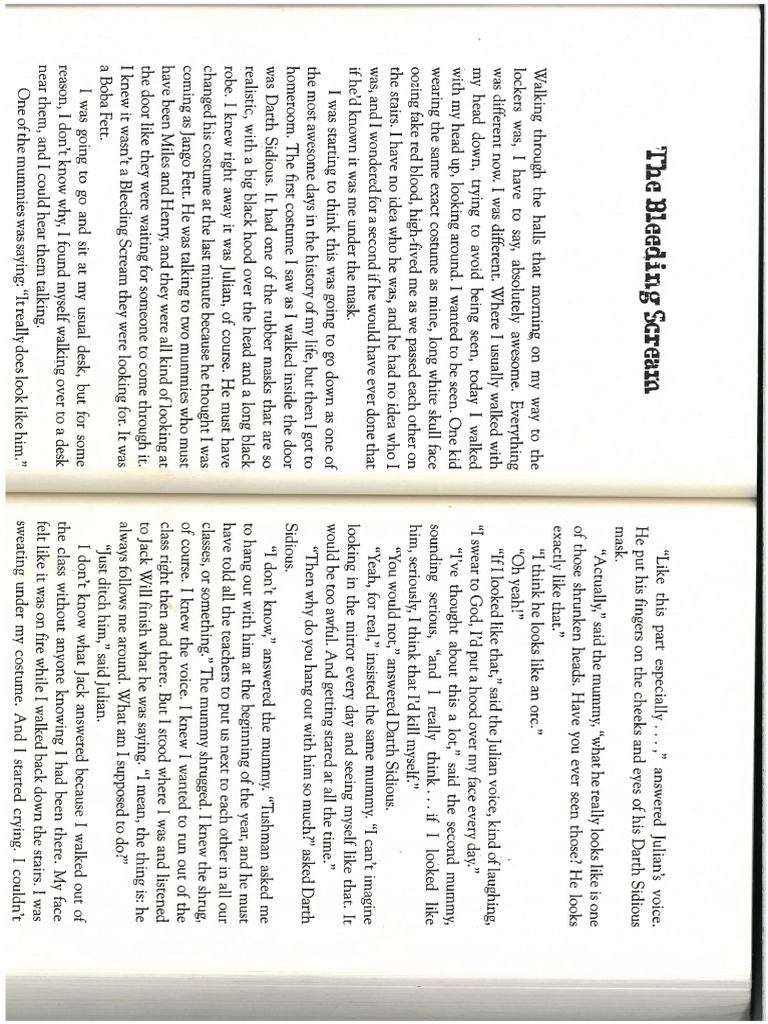 Chapter The Bleeding Scream | PDF