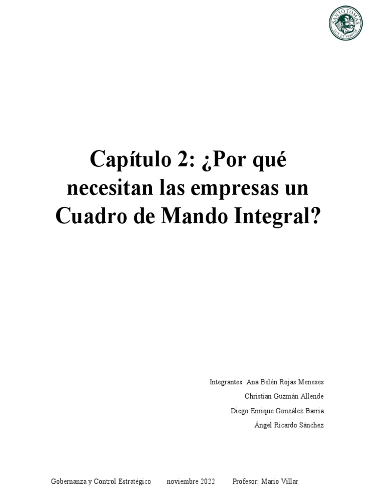Cap2 Resumen GCE | PDF | Business | Economias