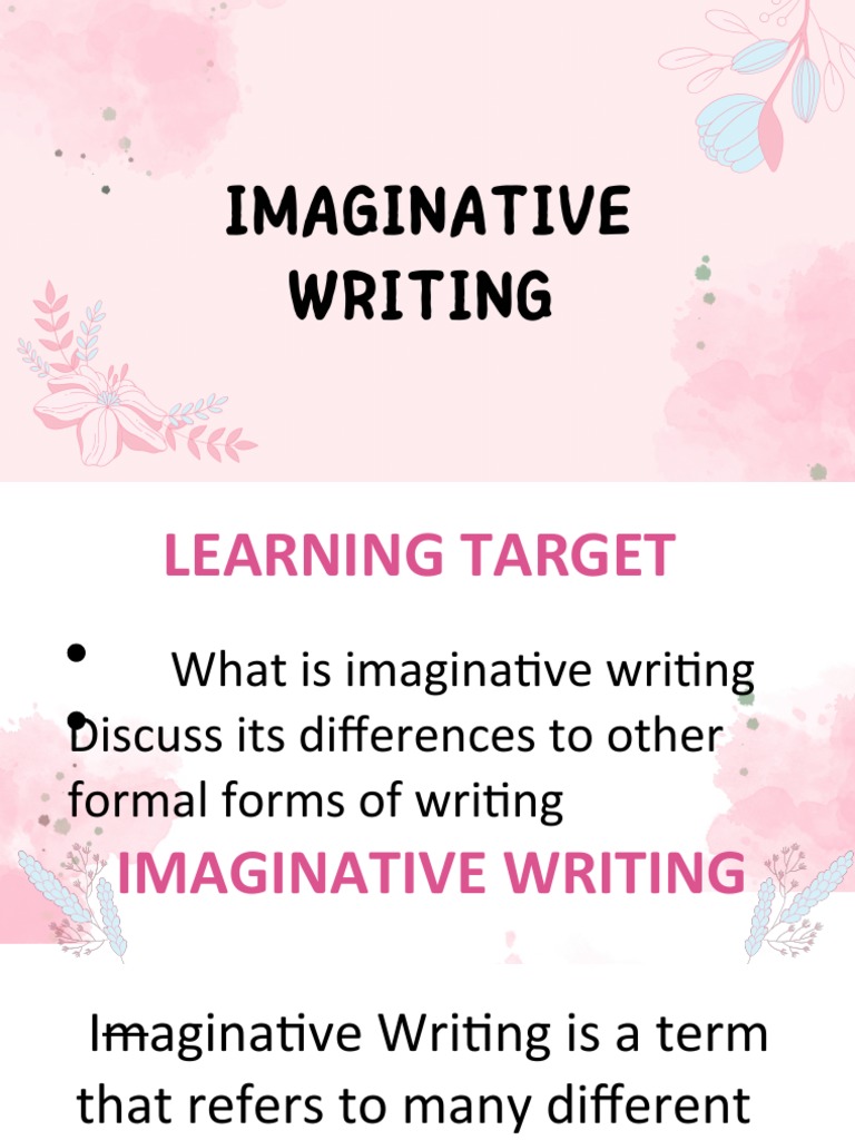 Imaginative Writing Explained | PDF