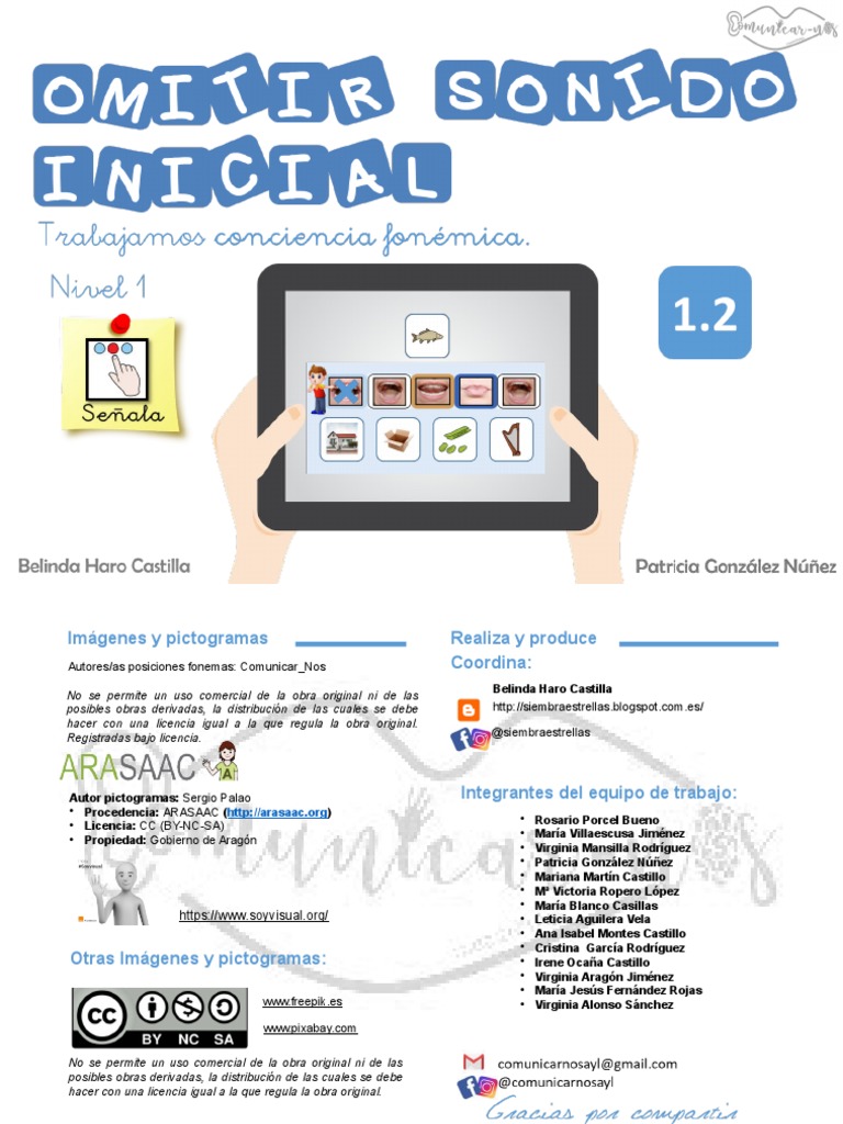 Conciencia Fonemica Omitir Fonema Inicial 1-2 | PDF