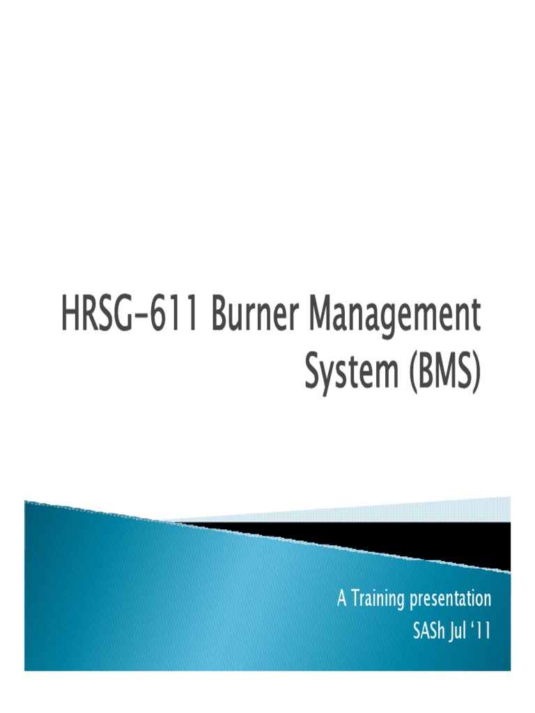 Training Presentation - HRSG-611 BMS-1 | PDF