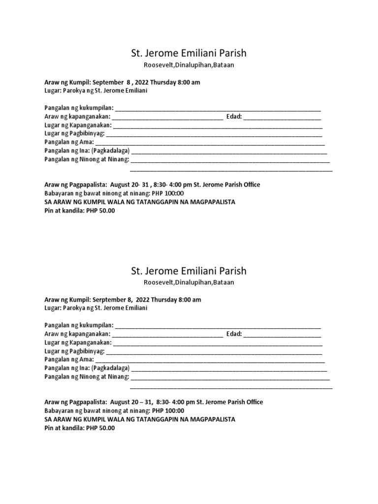 Form NG Kumpil | PDF