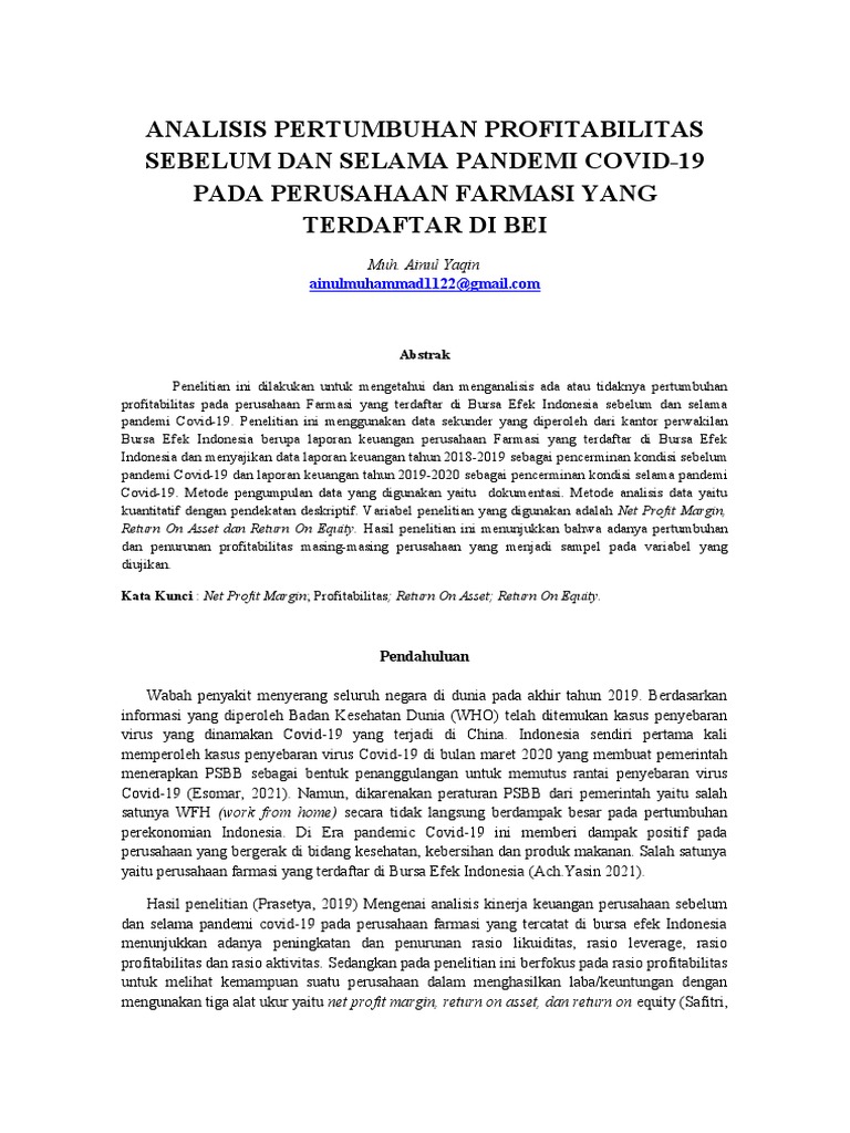 Muh. Ainul Yaqin Jurnal AKT KEUANGAN | PDF | Pengelolaan Keuangan & Uang | Bisnis