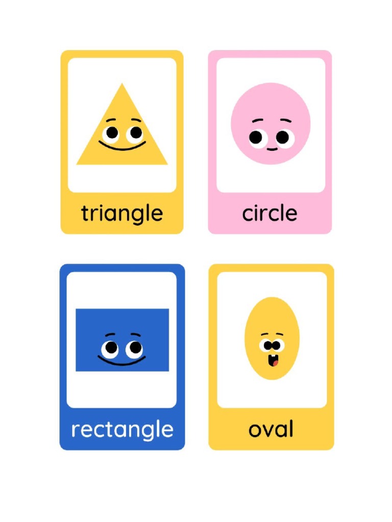 Geometric Shapes Flashcards | PDF Geometric Shapes Flashcards | PDF