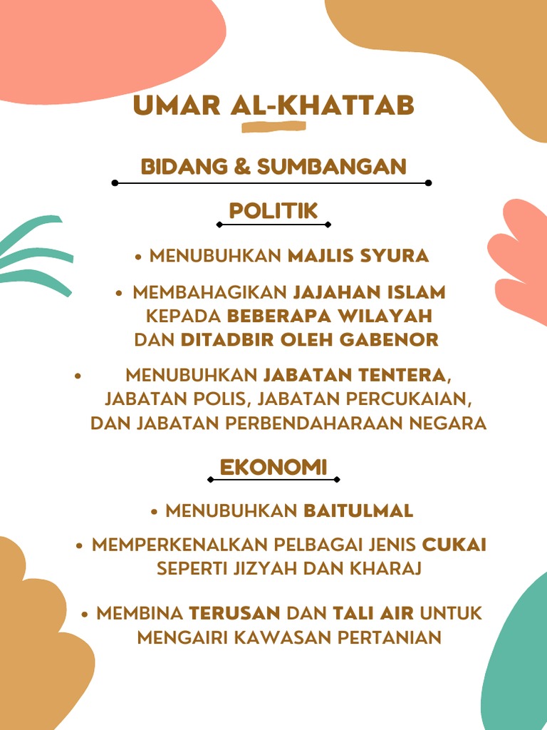 Sumbangan Umar Al-Khattab | PDF