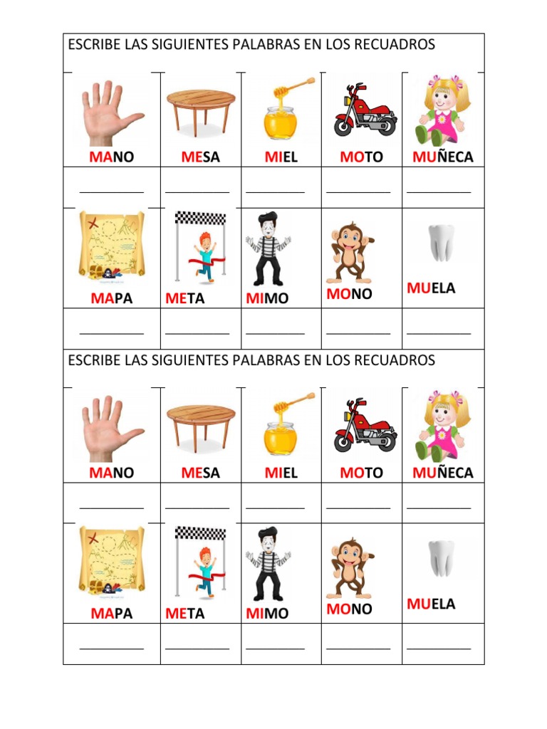 Palabras con M para Escribir | PDF | Negocios | Tecnología