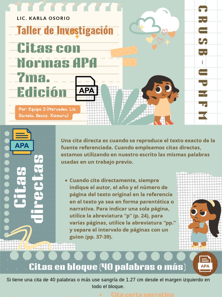 Márgenes según normas APA 7ª edición | PDF | Estilo apa | Enseñando