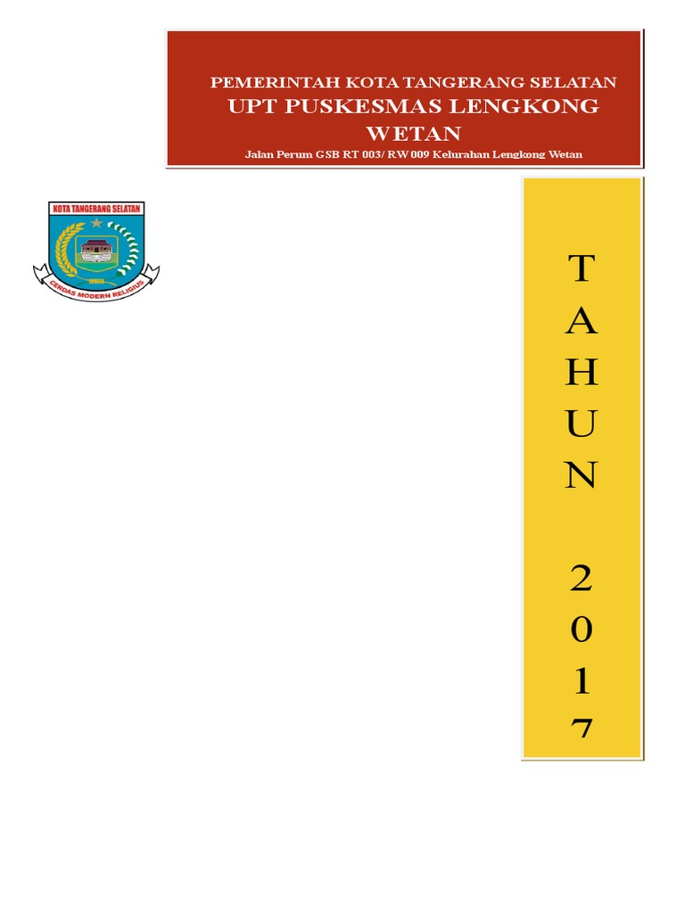 Cover Profil PKM Lengkong Wetan 2018 | PDF