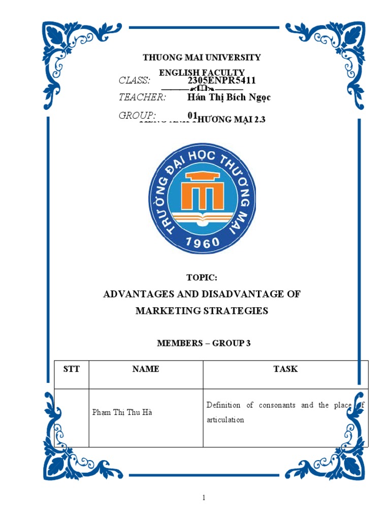 Group 1 TATM 2.3 CHƯA CÓ M C L C VÀ GAME | PDF