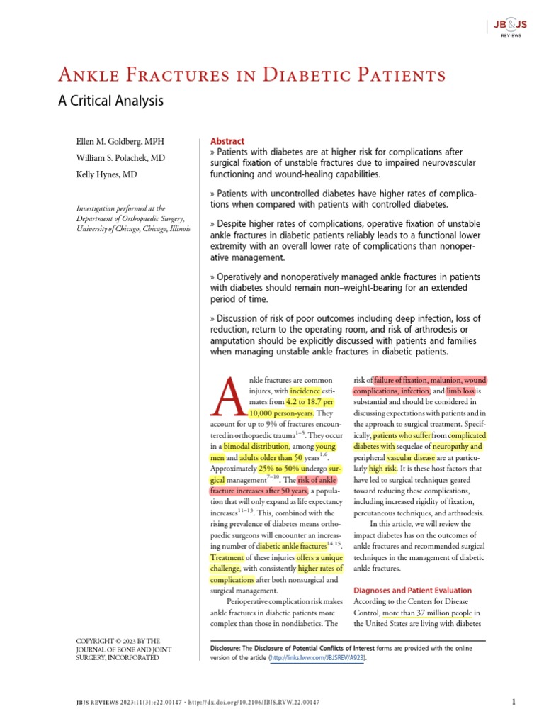 JBJS Reviews March 2023 | PDF