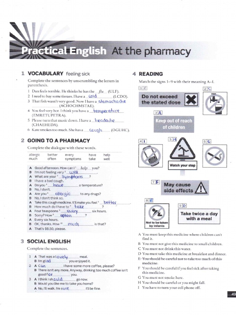 Workbook - Practical English | PDF