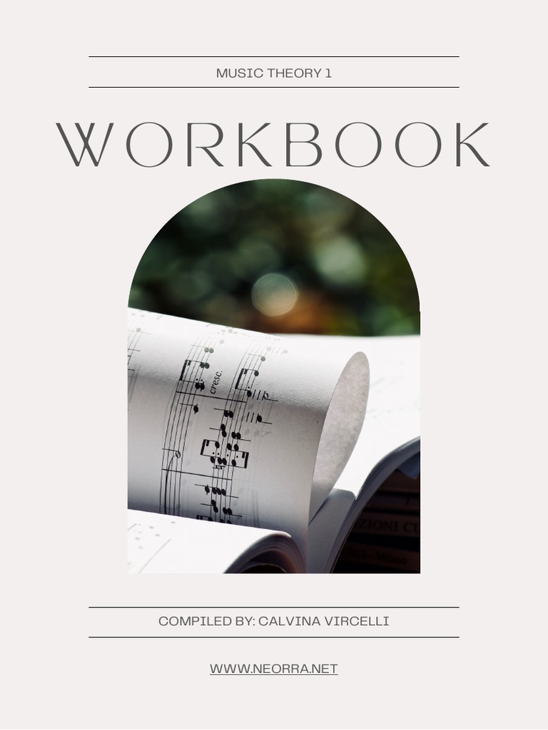 Music Theory Workbook Exercises | PDF