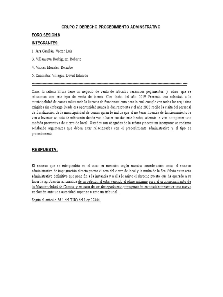 FORO+8+- | PDF